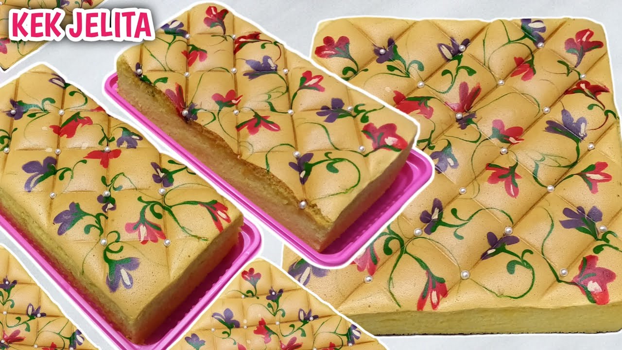 Belajar Membuat Motif Bunga Di Atas Kue, Kek Jelita - Bolu Panggang 5 ...