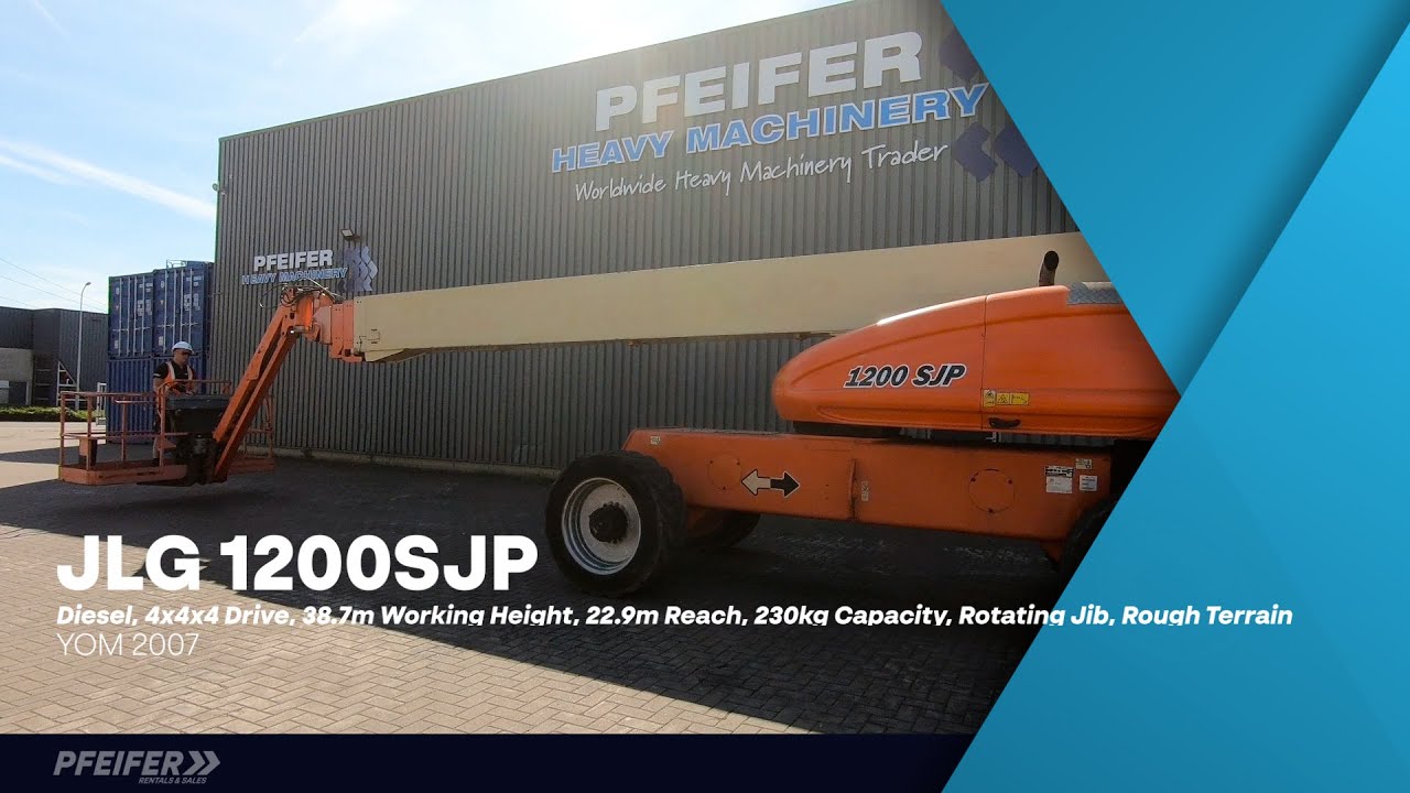 JLG 1200SJP 2007 - YouTube