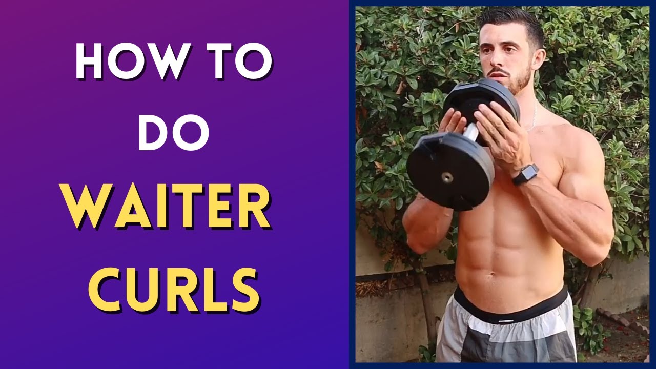 How to do Waiter Curls Exercise | Bicep workout | workout at home - YouTube