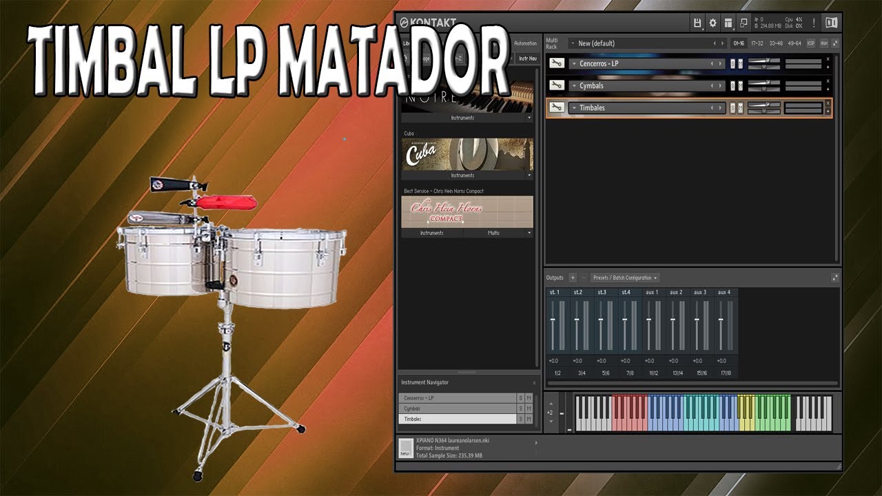 Crea tu propio timbal - Samples de timbal LP buena calidad - YouTube