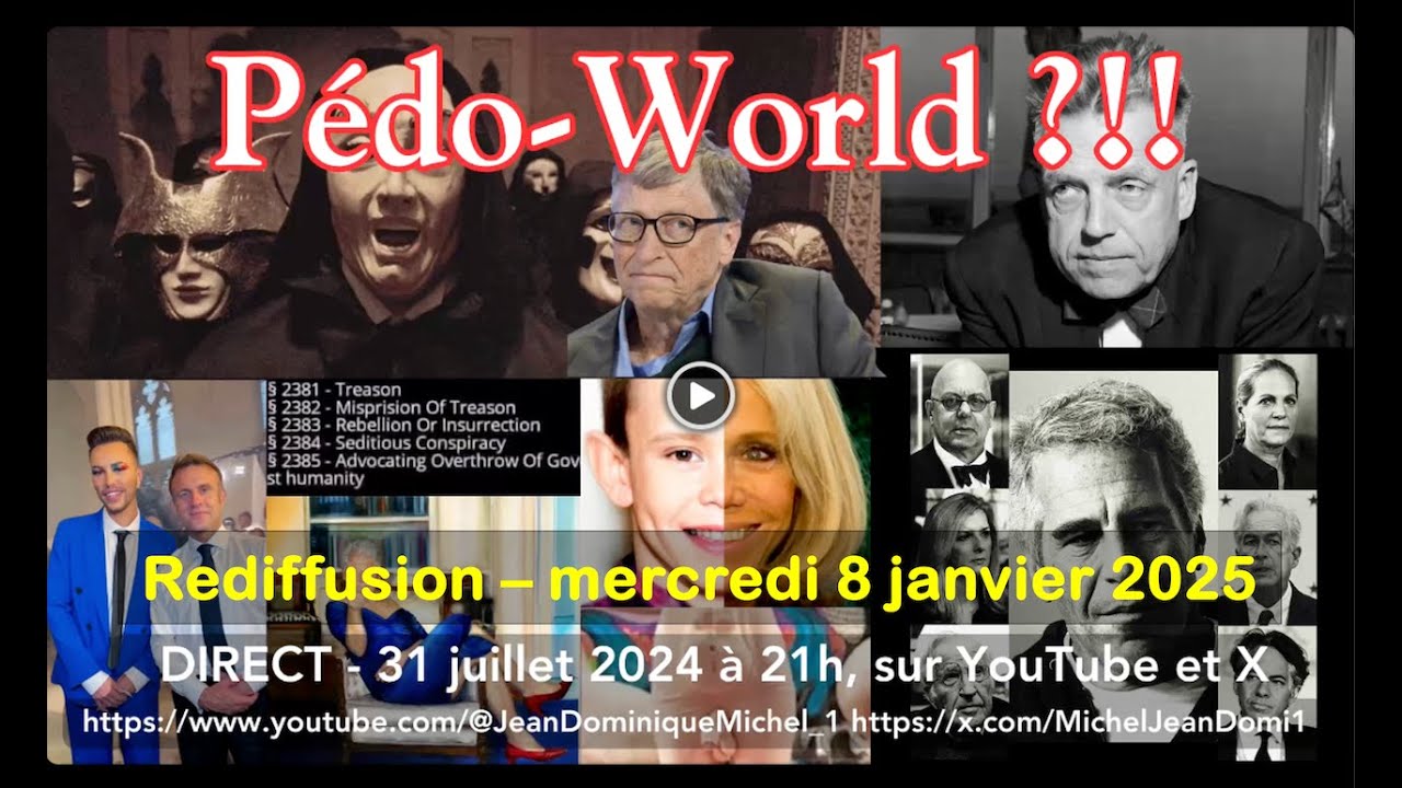 Pédo-world ? Annonce de rediffusion - YouTube