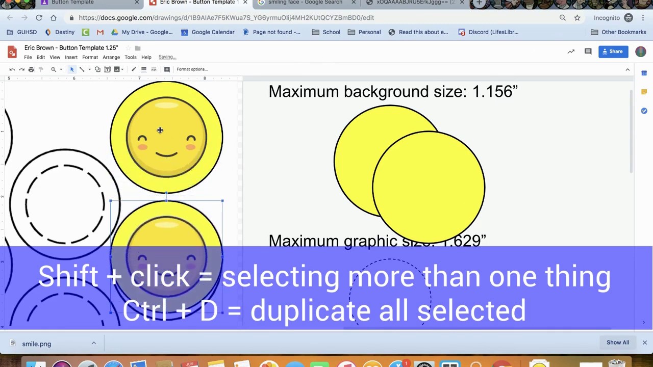 Using the Button Template to Design Buttons - YouTube