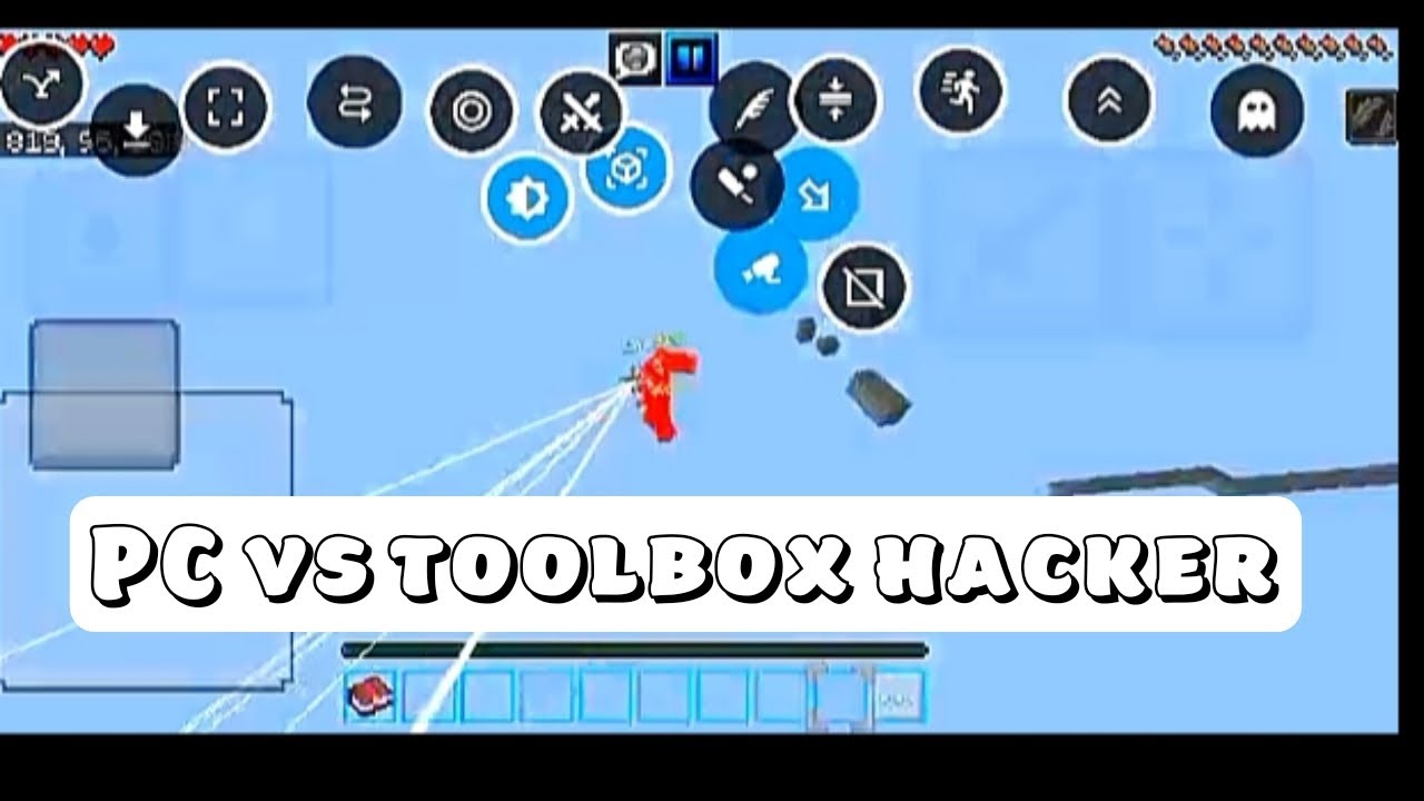 PC Hacker ⚔️ vs Toolbox Hack 💻 using HVH Client 🛡️ | Lifeboat Survival ...