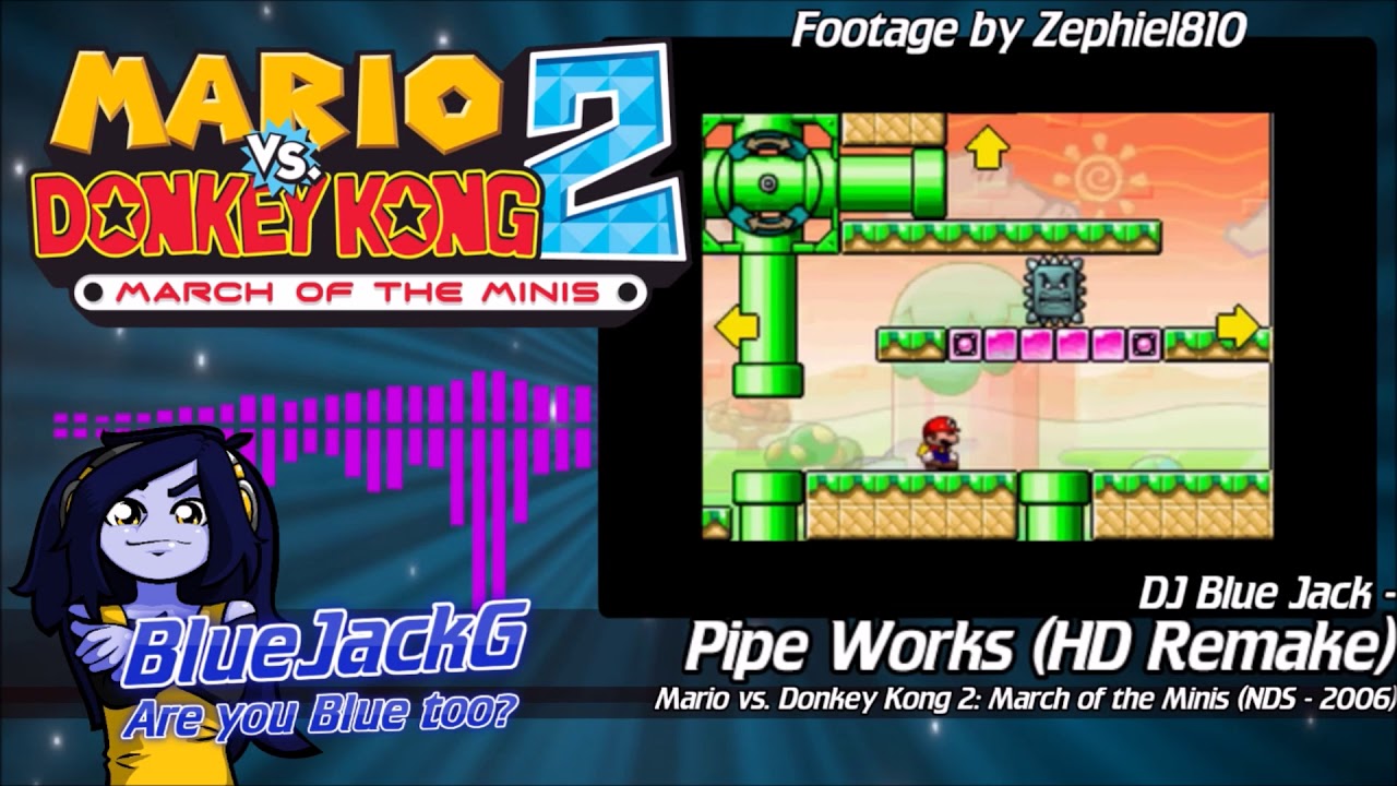 MvDK2: March of the Minis [Remix] - Pipe Works (HD Remake) - YouTube