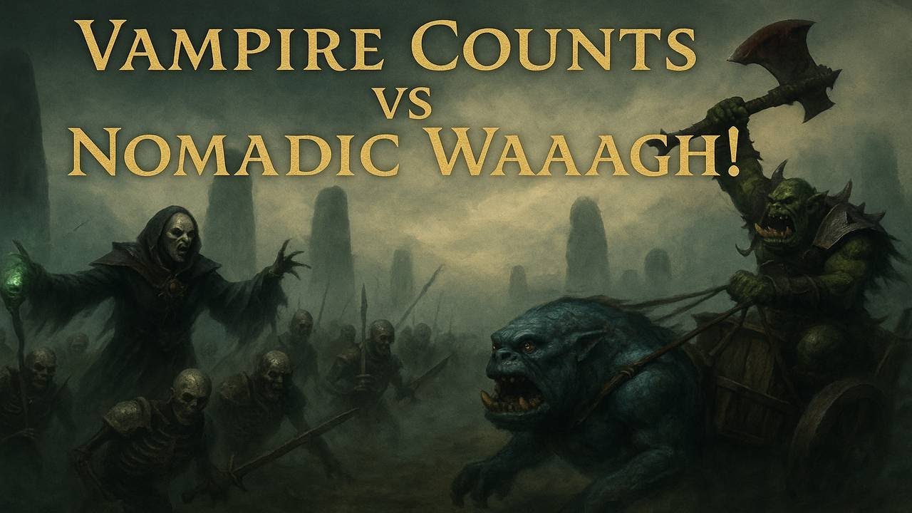 Vampire Counts Vs Nomadic Waaagh! Warhammer The Old World Battle Report ...