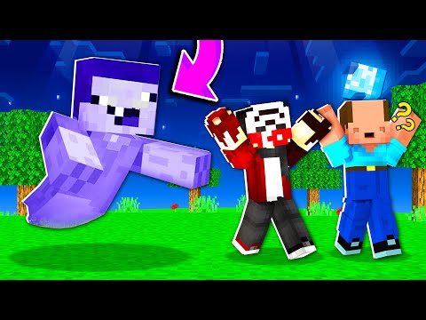 BALON KAFA İle GECE 3'TE Oynadık !! - Minecraft