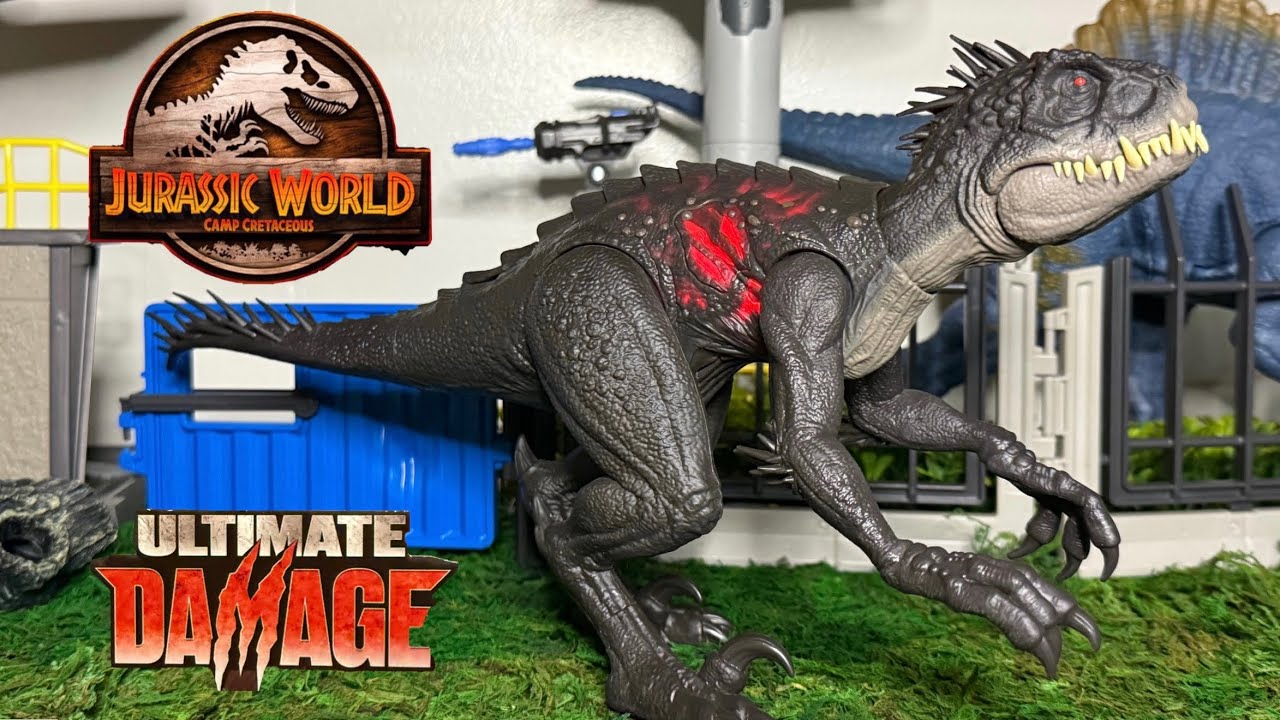 Jurassic World Scorpios Rex Ultimate Damage Figure – Unboxing & Full ...