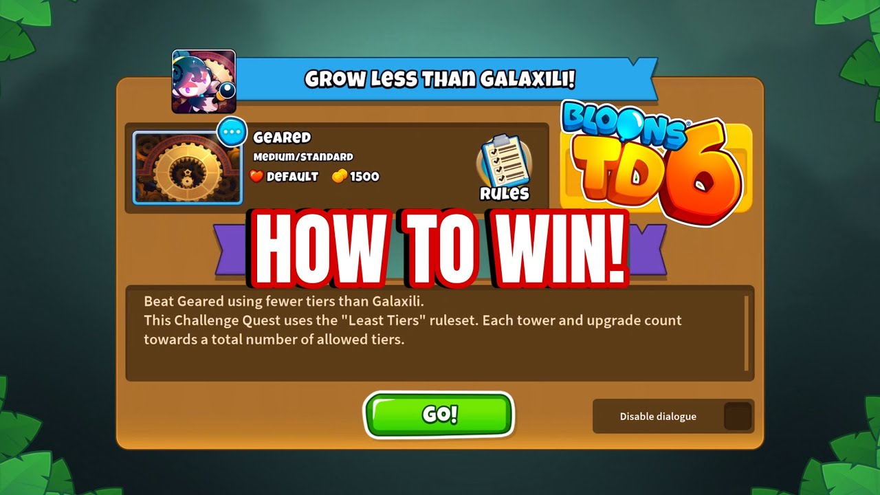 BTD6 HOW TO WIN GROW LESS THAN GALAXILI! BLOONS TD 6 CHALLENGES! BTD6 ...