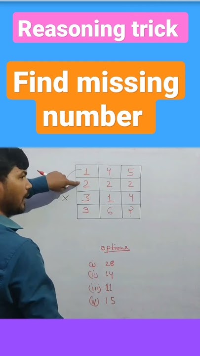 Findmissingnumber Shorts Viral Trending Youtubeshorts Ssc Mts Tricks India Youtube