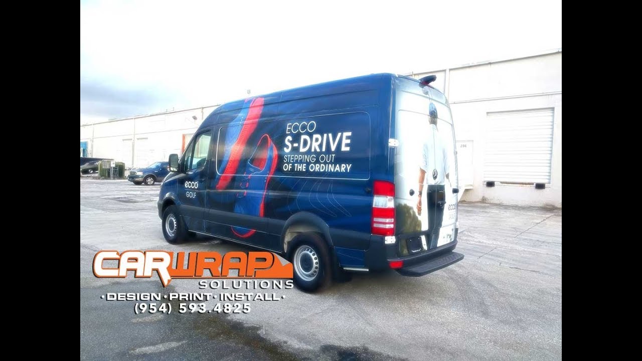 Mercedes Benz Sprinter Van Wrap Miami Florida for Ecco Golf | Car Wrap ...