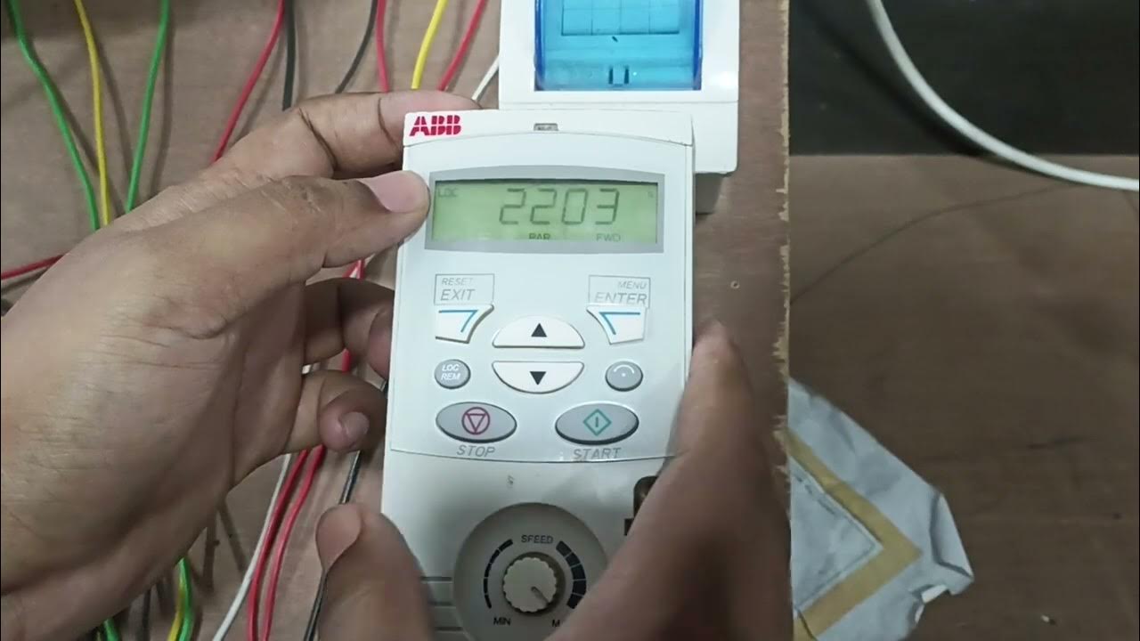 ABB vfd#inverter #plc #vfd #how #electrical #parameter #programming#sot ...
