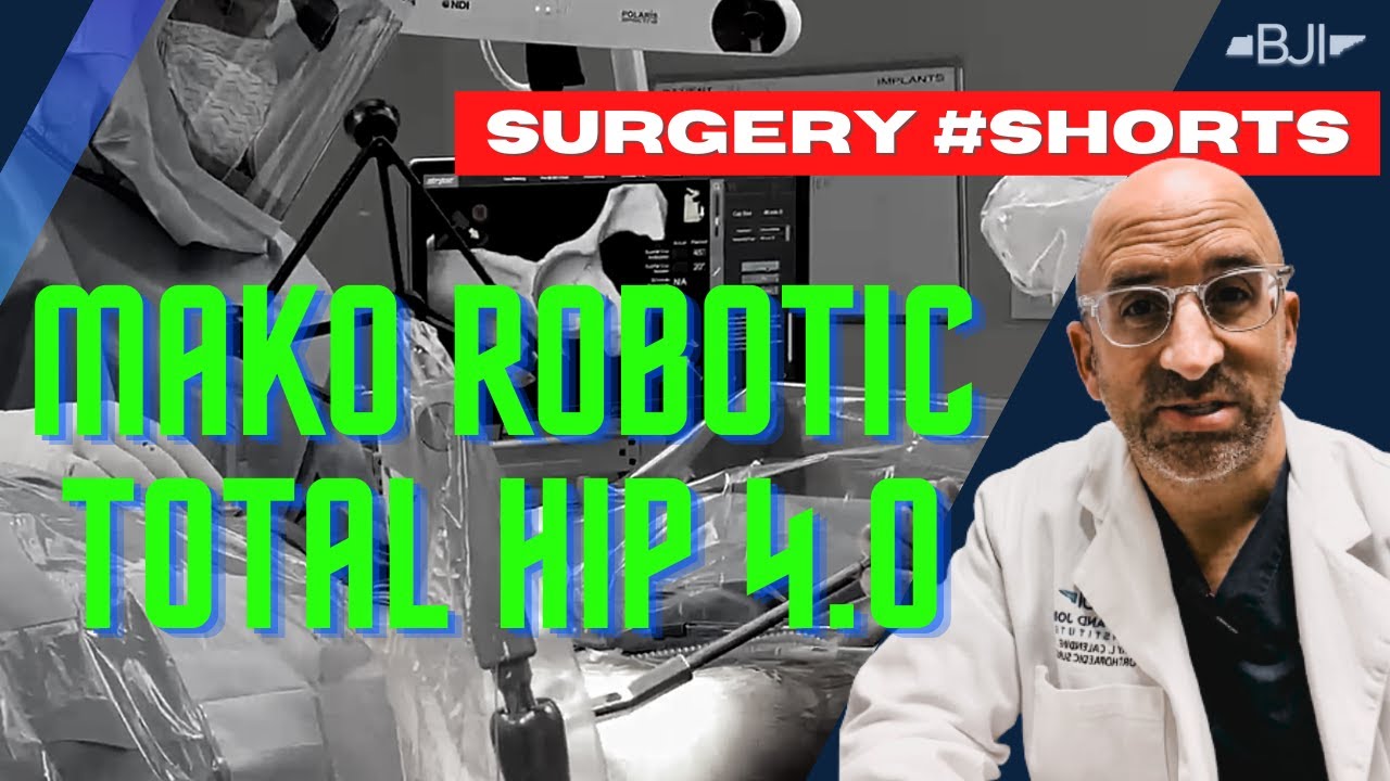 Stryker Mako Total Hip 4 0 Robotic Joint Replacement System, Cory ...