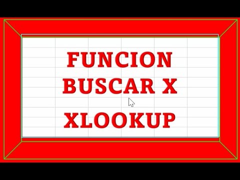 Como realizar la función buscar x en excel- excel para todos y todas ...