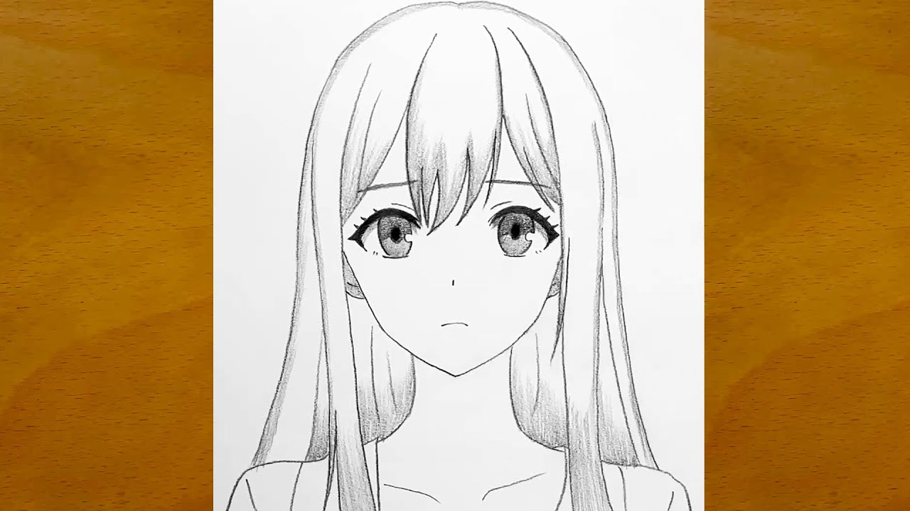 How to Draw a Beautiful Anime Girl || Easy Anime Drawing for Beginners ...