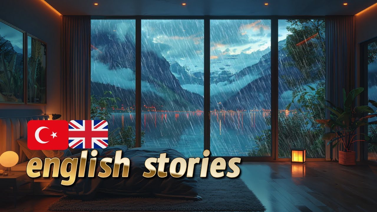 English Stories with Rain Sounds | Relax, Listen & Learn with Subtitles ...