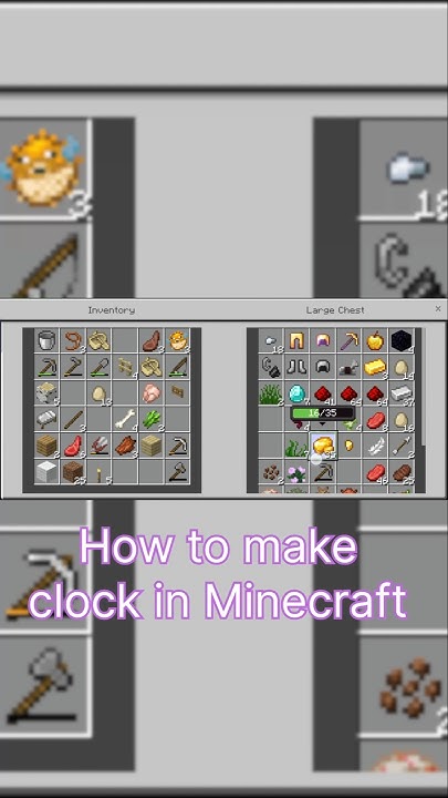 How to make clock in Minecraft #minecraft #gamingcommunity #gaming ...