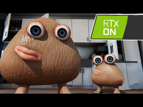 jugando Peu RTX el Pou más raro con patas de toda la Google play - YouTube