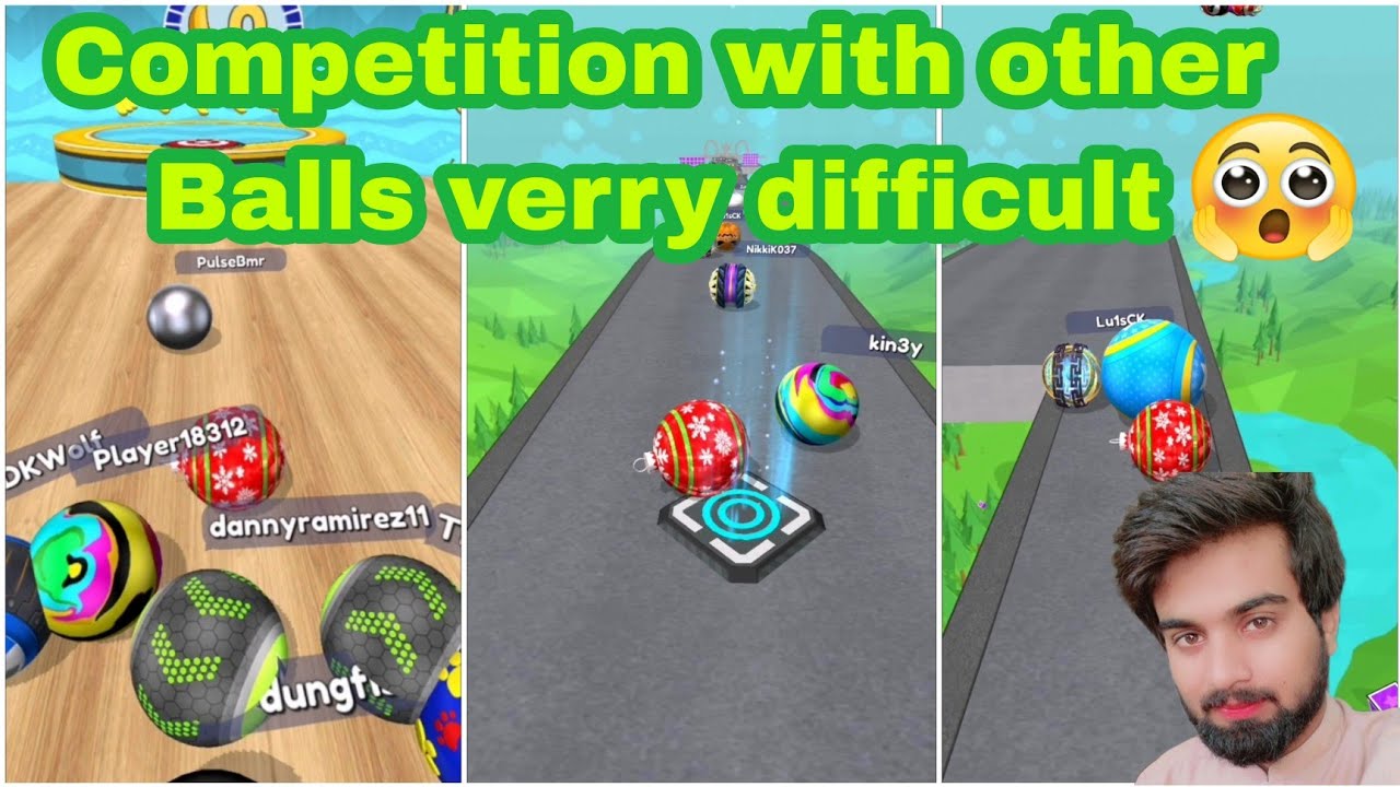 Going Balls Game Play | competition with other Balls and win the Match ...
