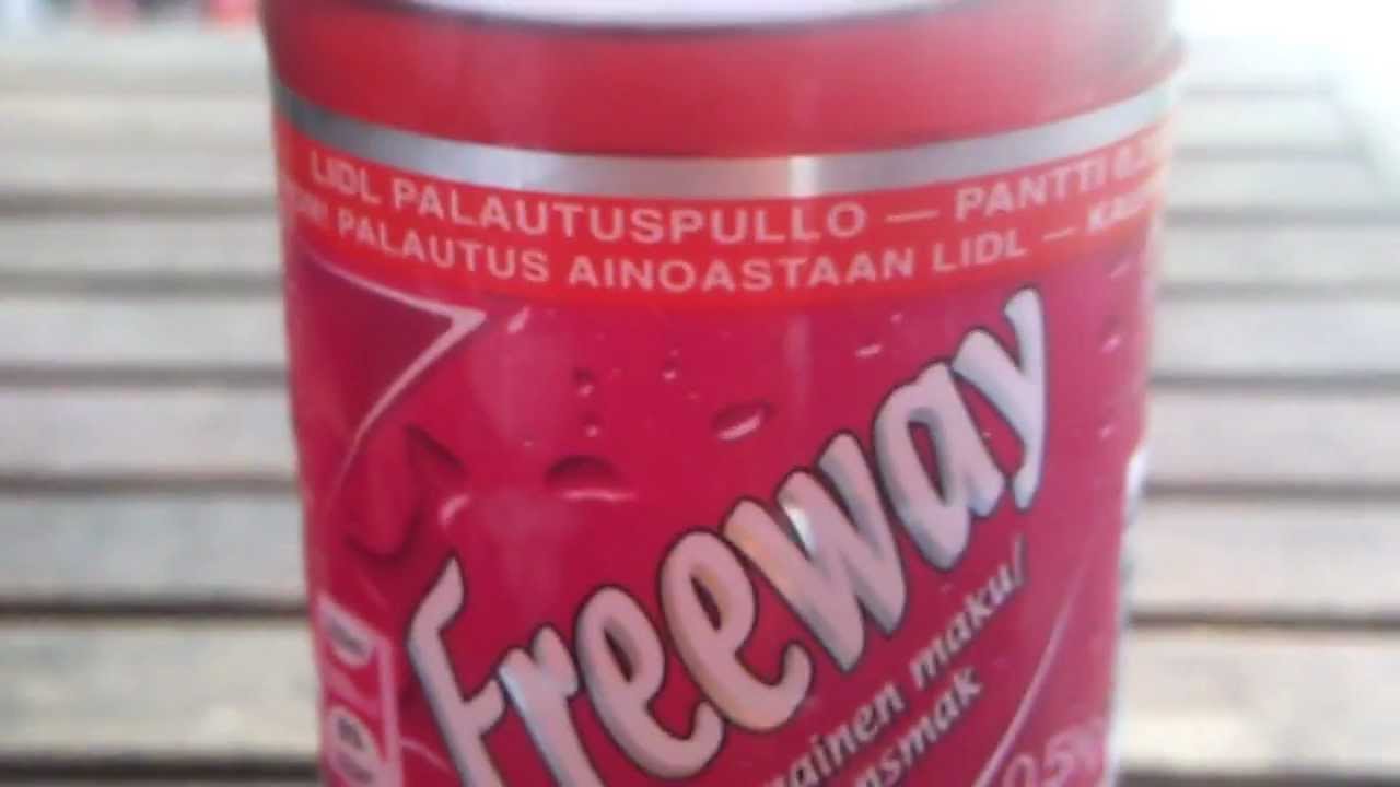 Testissä Freeway Vadelma Limonadi - YouTube