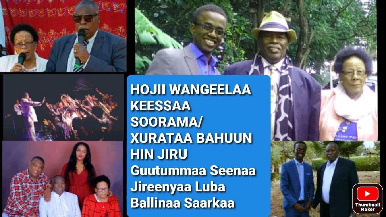 KOL. MANGISTUUTU MURTII DU'AA NURRAA KAASE,...SEENAA JIREENYAA FI TAJAAJILA - LUBA BALLINAA ...