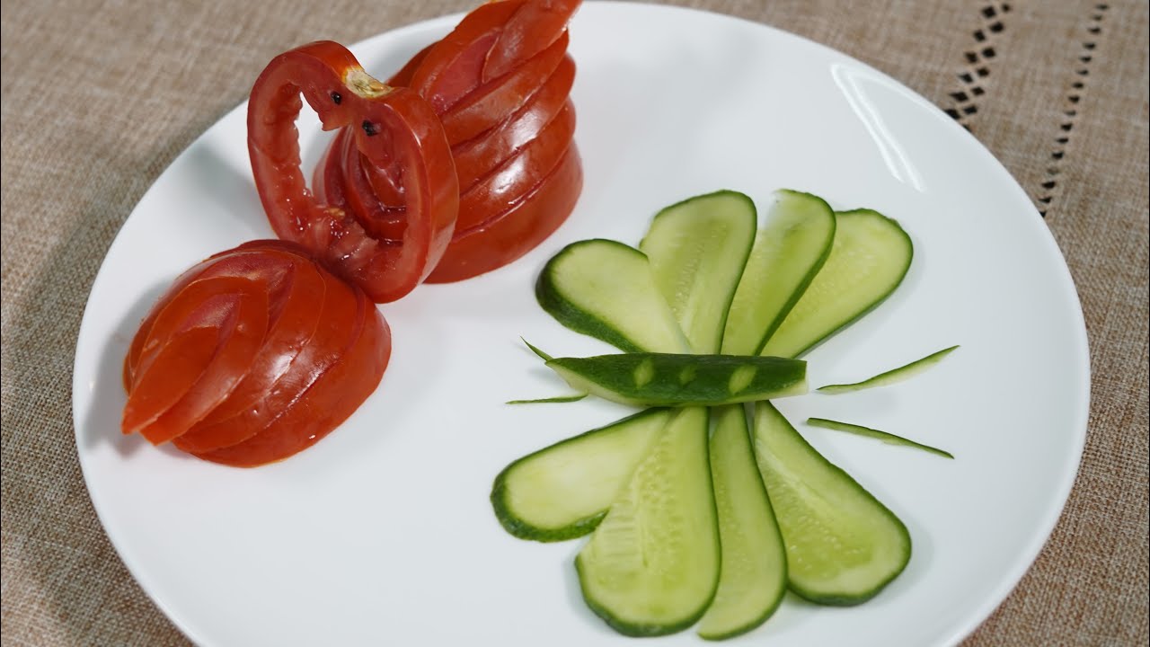 Top 2 Vegetables Decoration Ideas |Art in Vegetable & Fruit Carving ...
