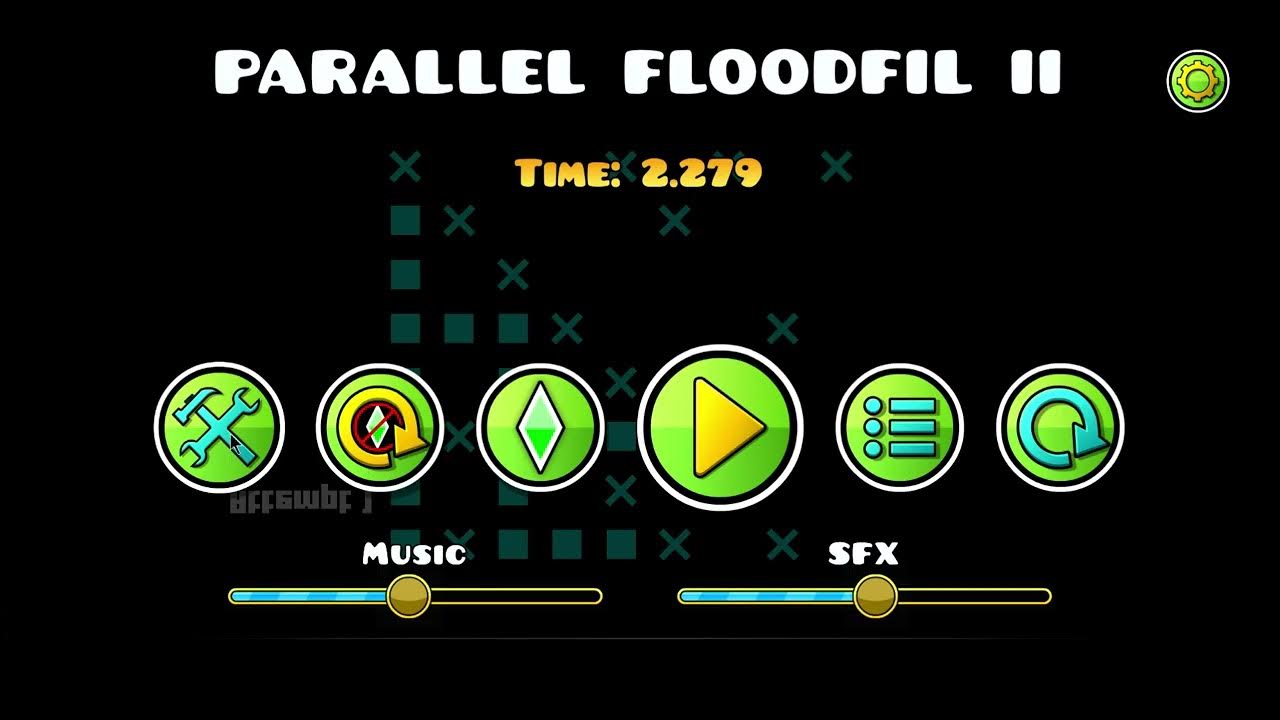 [Geometry Dash 2.2] PARALLEL Flood Fill - Maze Demo - YouTube