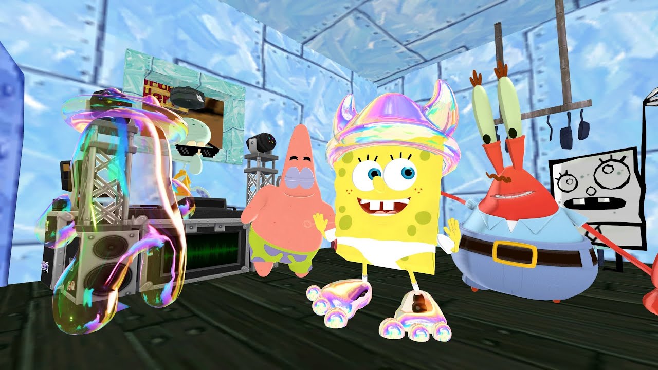 Spongebob Squarepants 360° Are You Ready To Party The First 3d