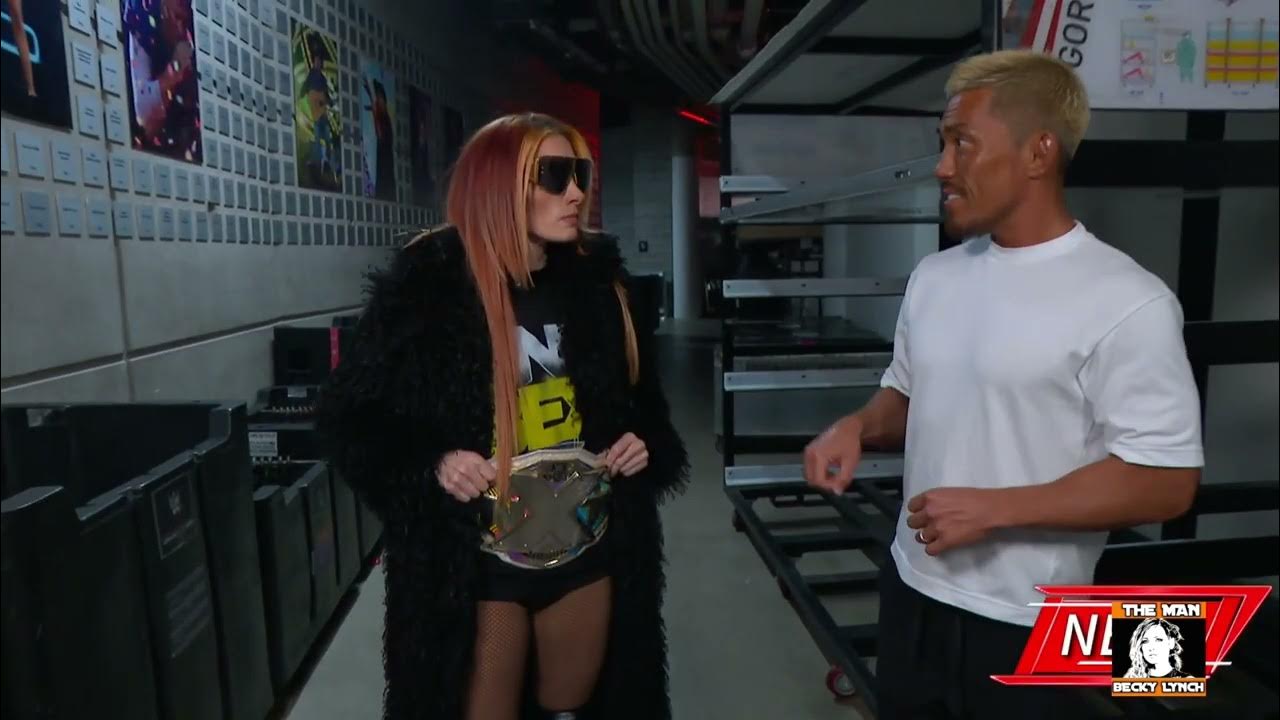 Raw 9 18 23 Becky Lynch Backstage Youtube