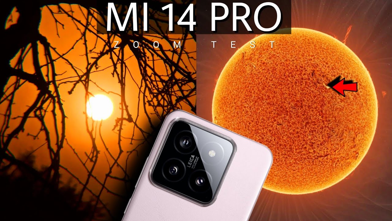 The New XIAOMI 14 Pro | Live Hands On ZOOM TEST - THE SUN - YouTube