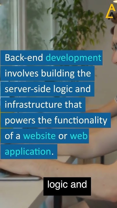 What is back-end development? #webdev #webdeveloper #backenddeveloper - YouTube