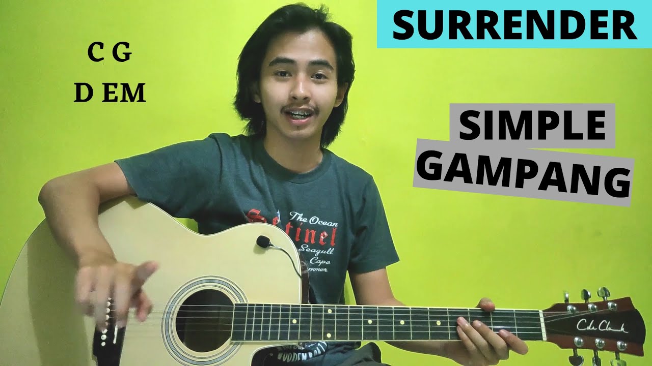 CHORD SIMPLE GAMPANG (Surrender - Natalie Taylor) (Tutorial Gitar ...