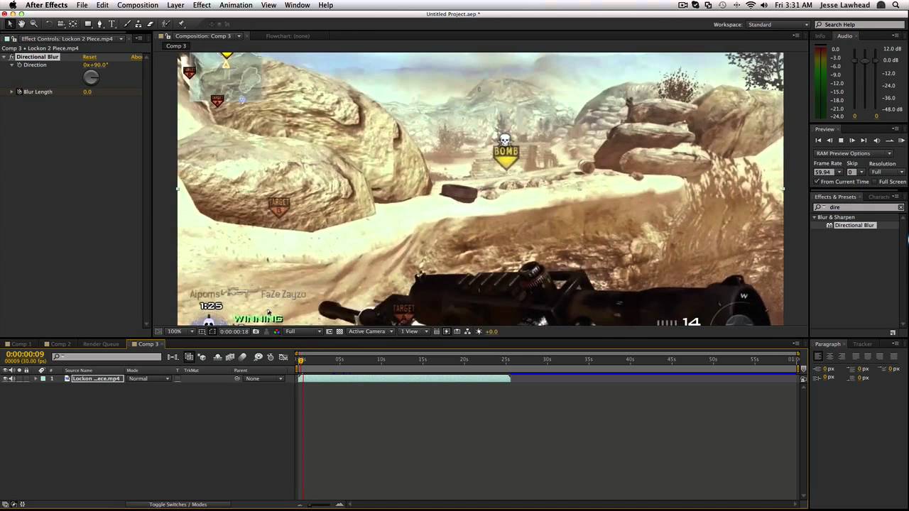 Directional Blur Tutorial! |After Effects| - YouTube