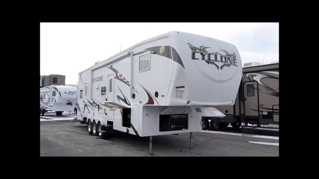 "Full HD Video" Heartland Cyclone Toy Hauler 5th Wheel - YouTube