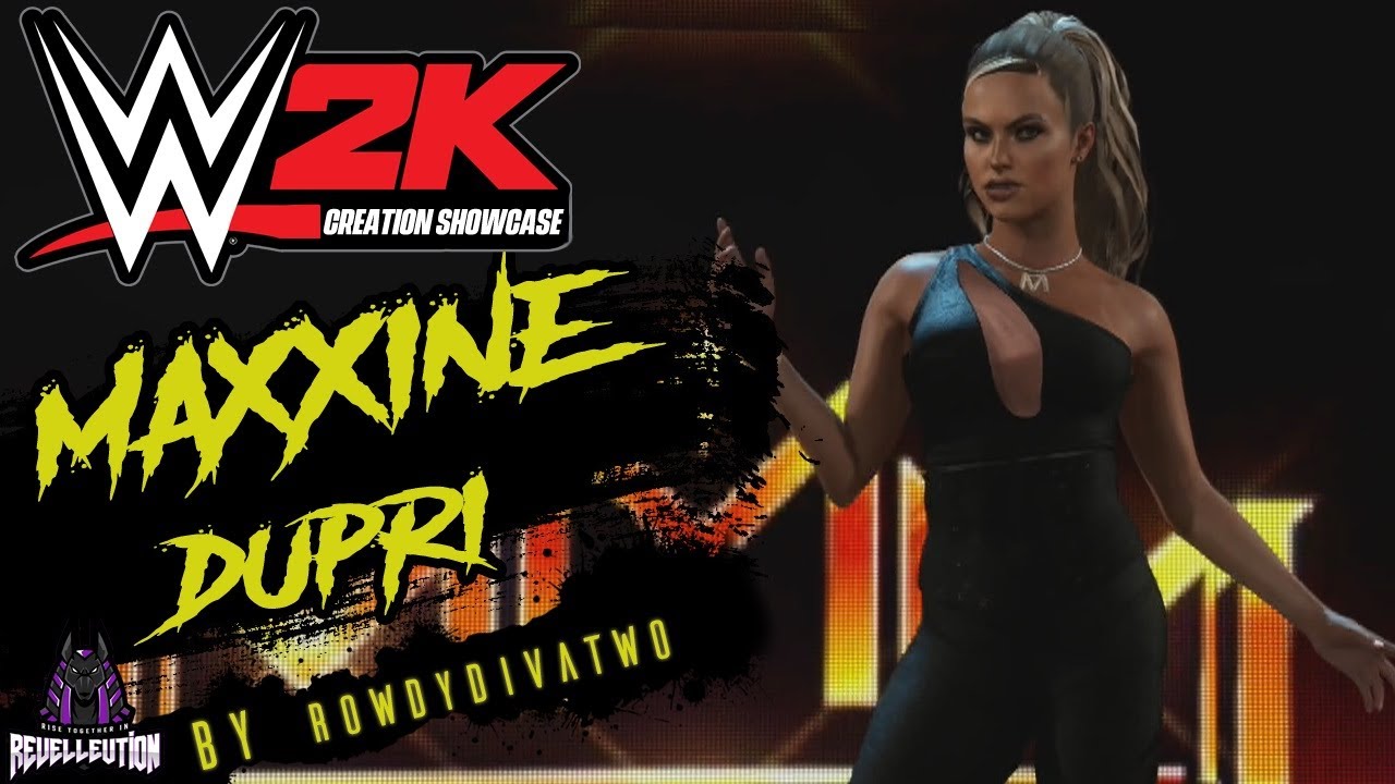 WWE 2K Creation Showcase: Maxxine Dupri #WWE2K23 #WWE - YouTube