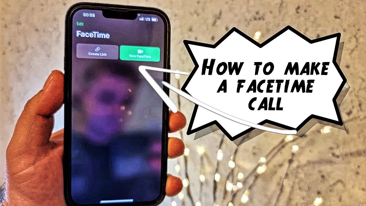 How to Make a FaceTime Call on the iPhone - YouTube