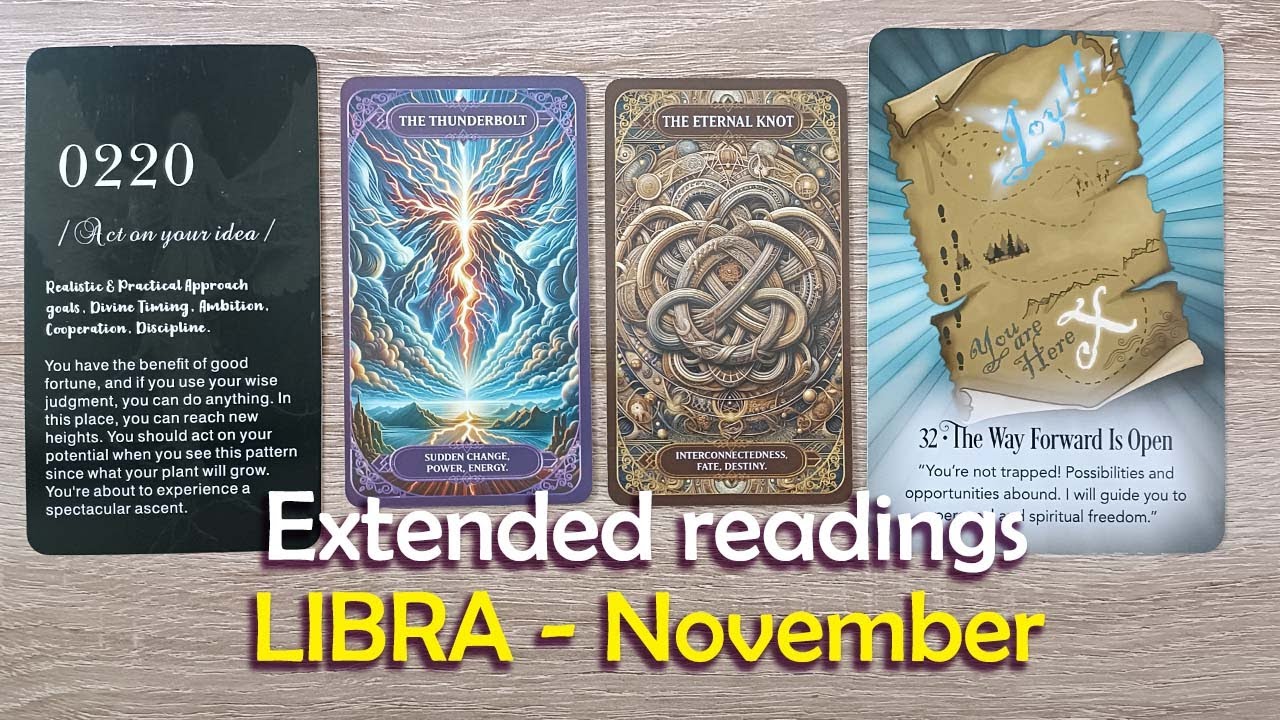LIBRA Extended Readings for the Month of November👉📩⚡🌙 - YouTube