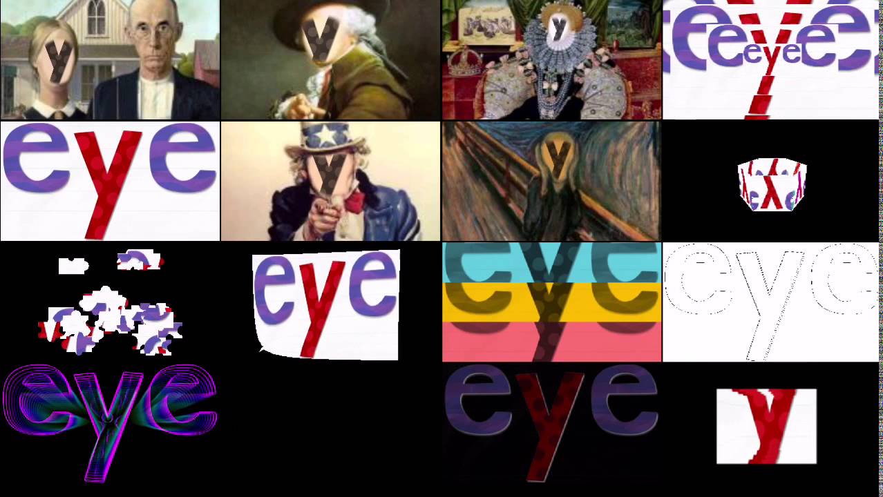 Mega photo effects using the word eye from endless reader - YouTube