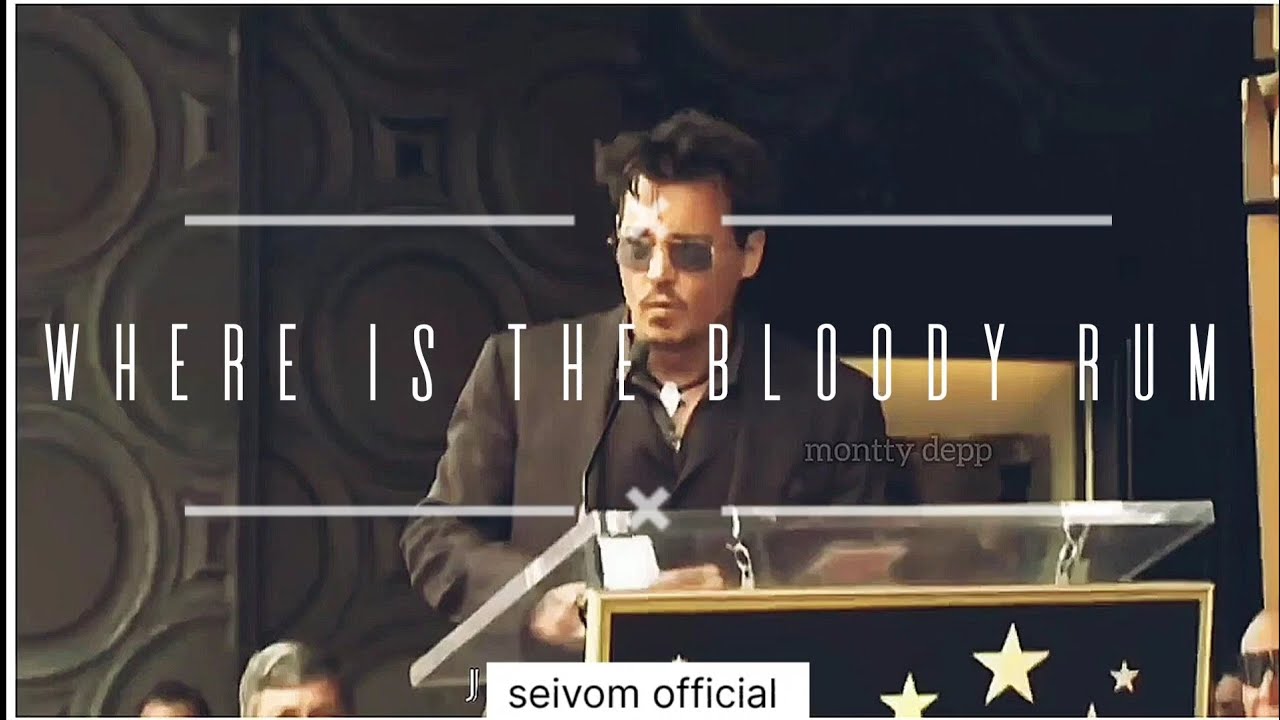 where is the bloody rum || Johnny depp [ captain Jack sparrow ] - YouTube