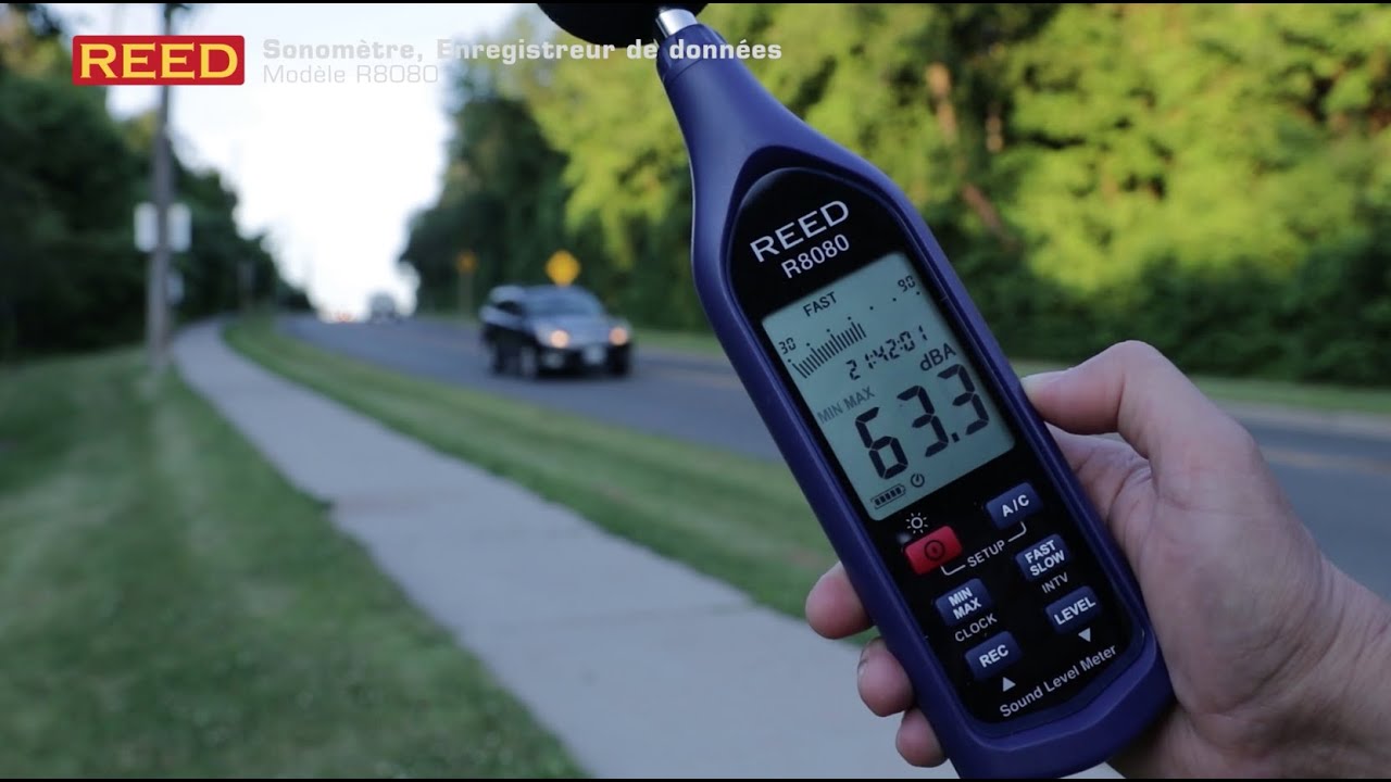 R8080 Sonomètre, Enregistreur de données - YouTube