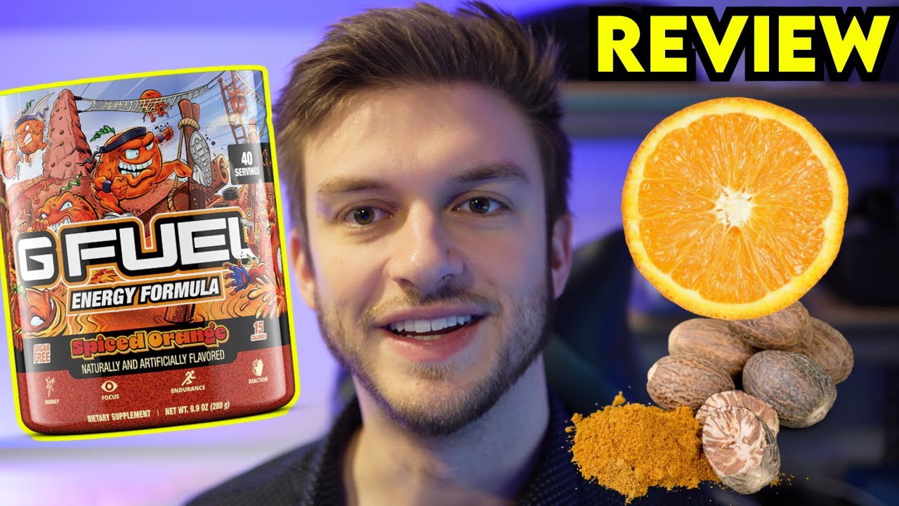GFUEL Spiced Orange Energy Formula Review - YouTube