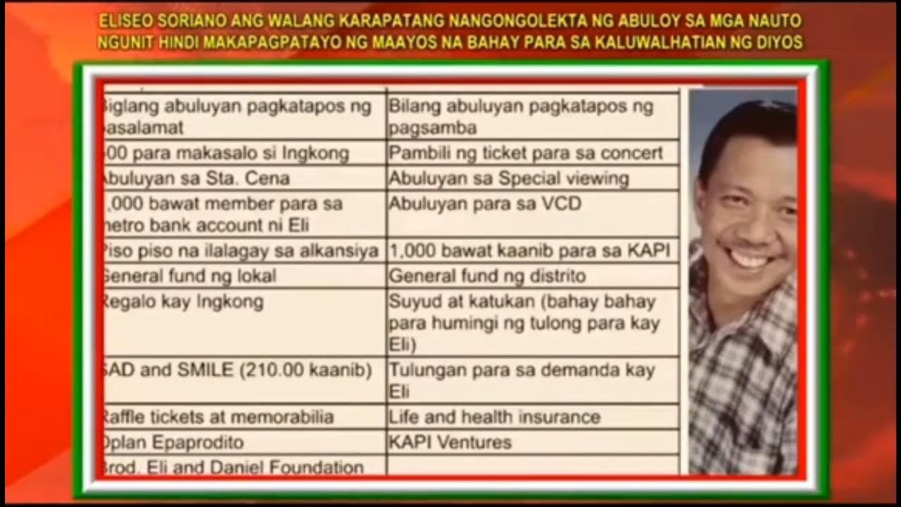 ISANG TAMBAK NA ABULOYAN SA MCGI NI ELISEO SORIANO #mrkontradiksiyon - YouTube