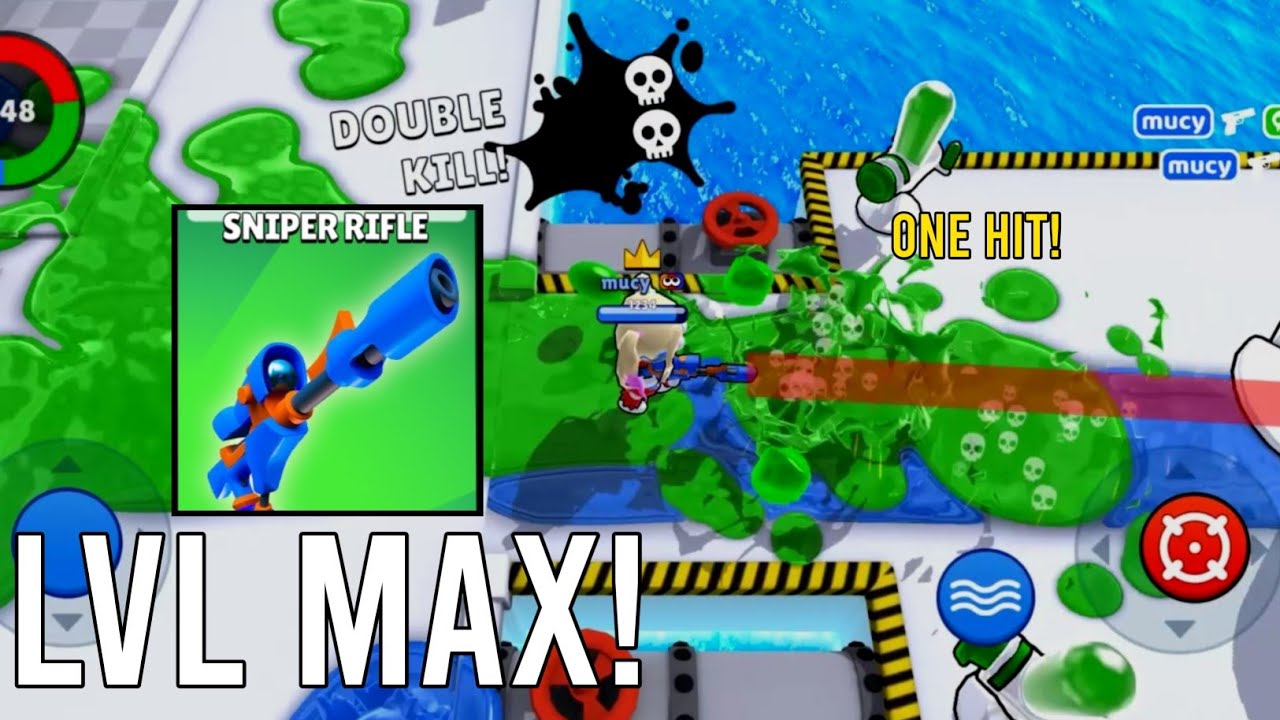 SNIPER 1 HIT! - Dye Hard - Color War - YouTube