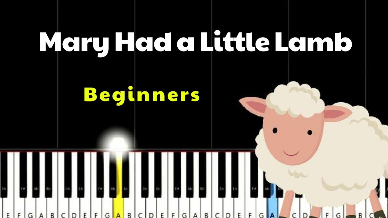 Mary Had a Little Lamb - Very Easy Piano Tutorial - YouTube