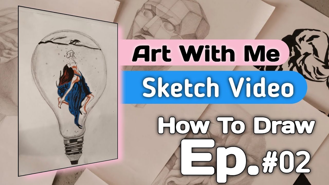 How to draw "Captured Elegance" drawing | Easy drawing step by step ...