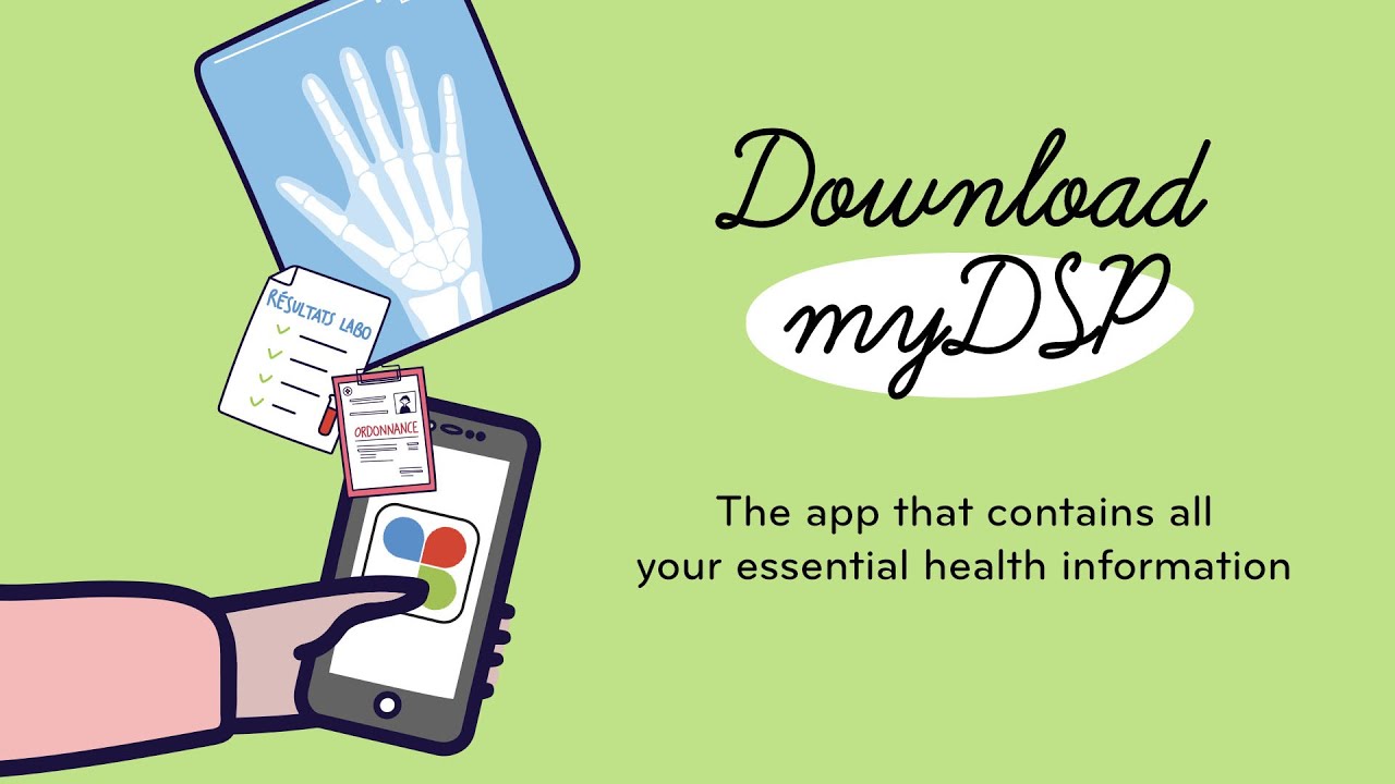 myDSP – The app that contains all your essential health data - YouTube