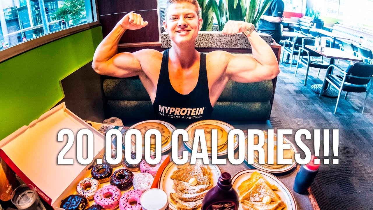 20,000 CALORIE EATING CHALLENGE - STUDENT AESTHETICS - YouTube