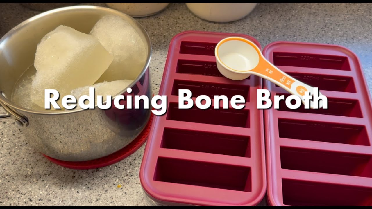 Reducing Bone Broth to Concentrate the Flavor - YouTube