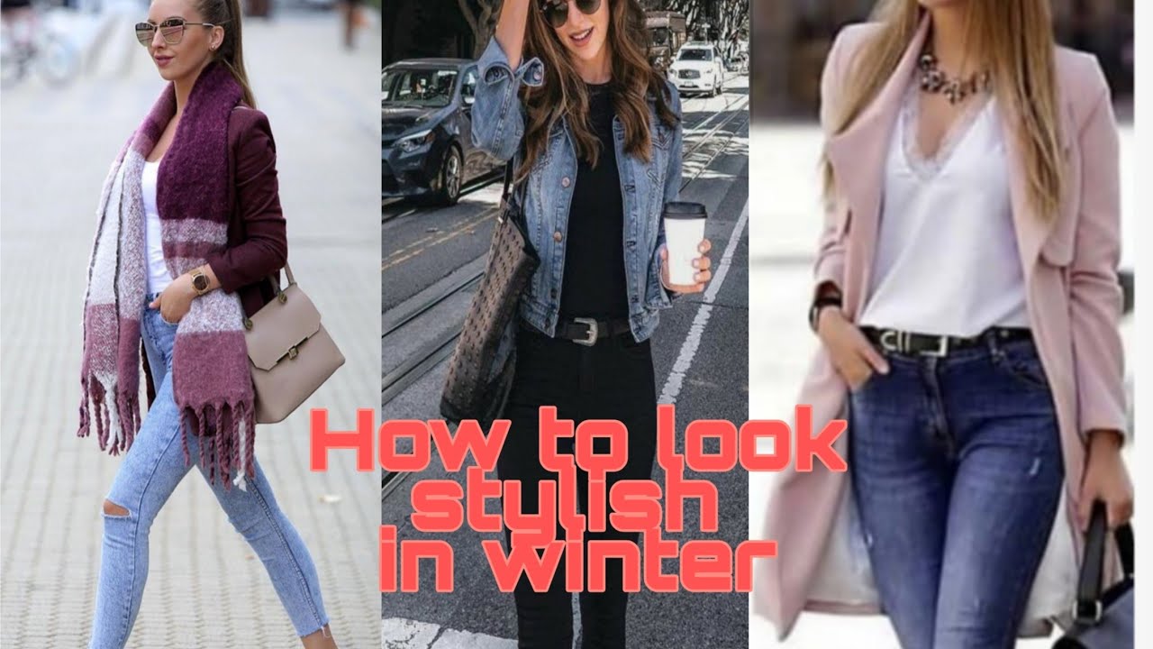 How to look stylish in winter// winter fashion idea's for college nd ...