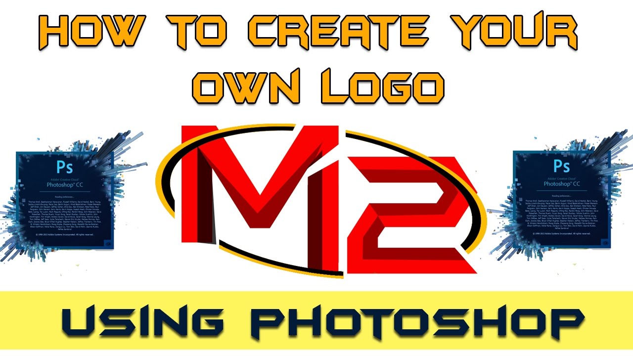 How to create cool logo in photoshop | Photoshop tutorial - YouTube