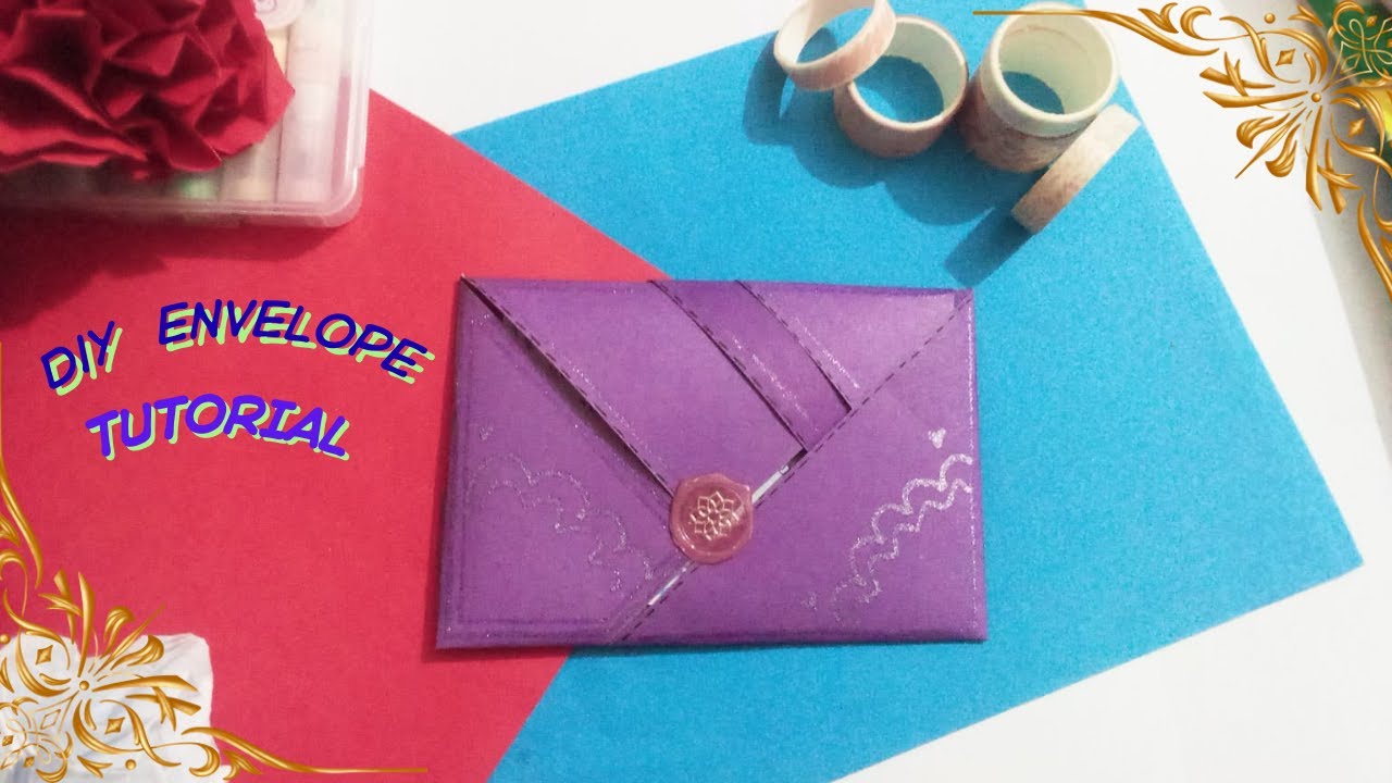 DIY Paper Envelope | Easy & Cute Handmade Envelope Tutorial - YouTube